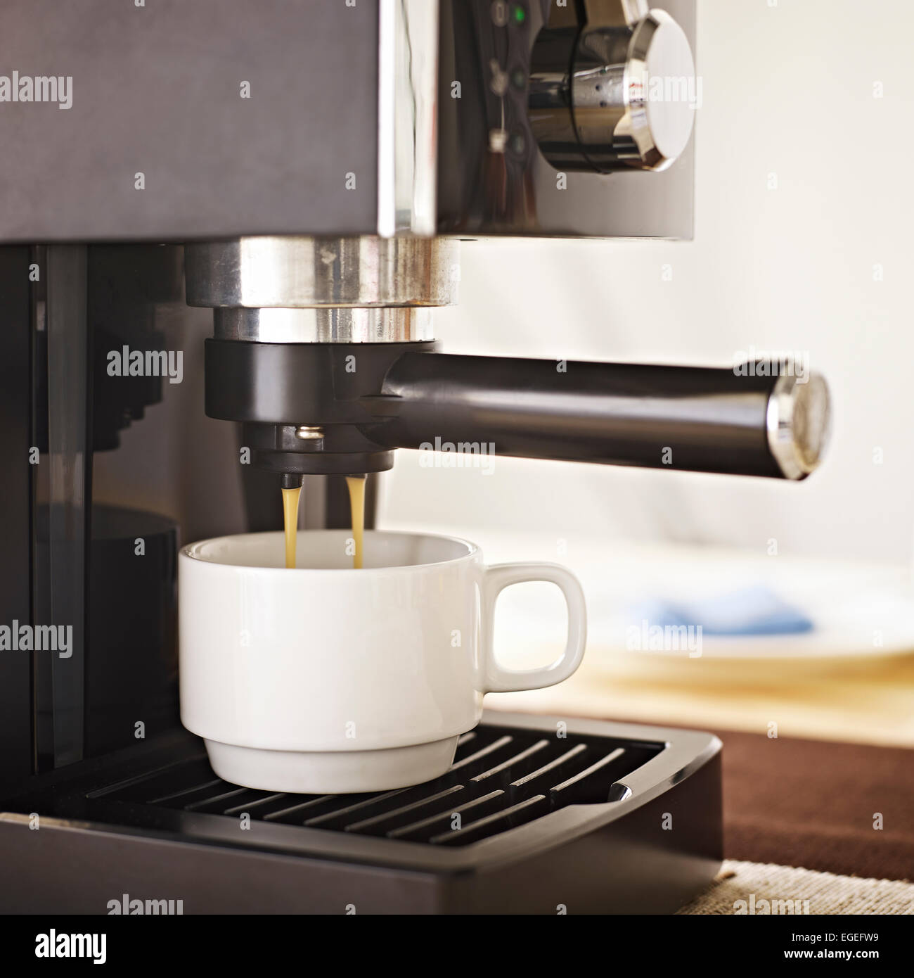 Close up modern coffee machine hi-res stock photography and images - Alamy