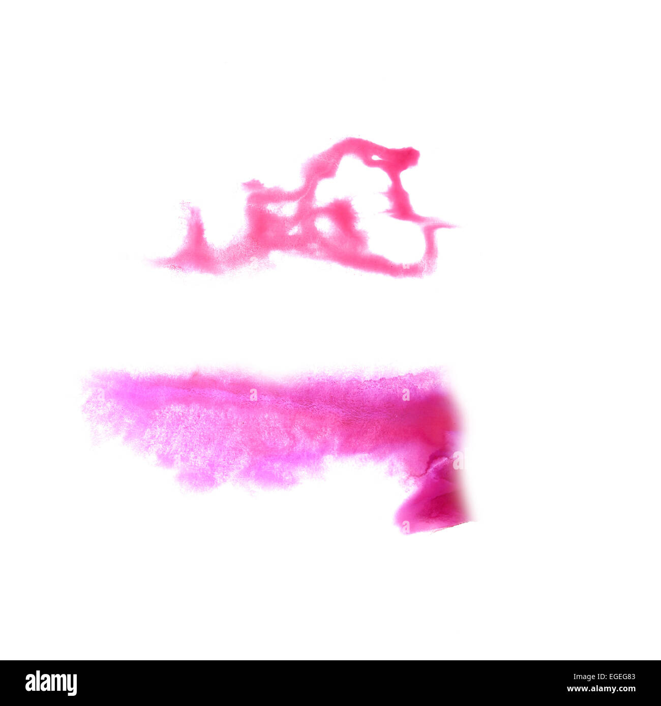 Blot The pink divorce illustration artist of handwork is isolate Stock ...