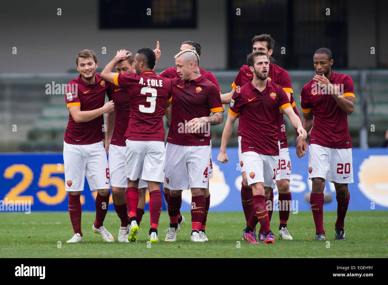 Roma francesco totti during match hi-res stock photography and images ...