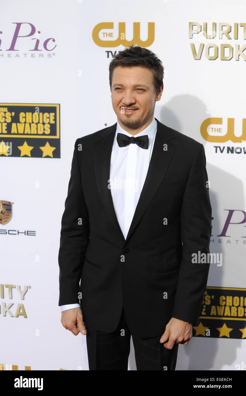 LOS ANGELES, CA - JANUARY 16, 2014: Jeremy Renner at the 19th Annual ...