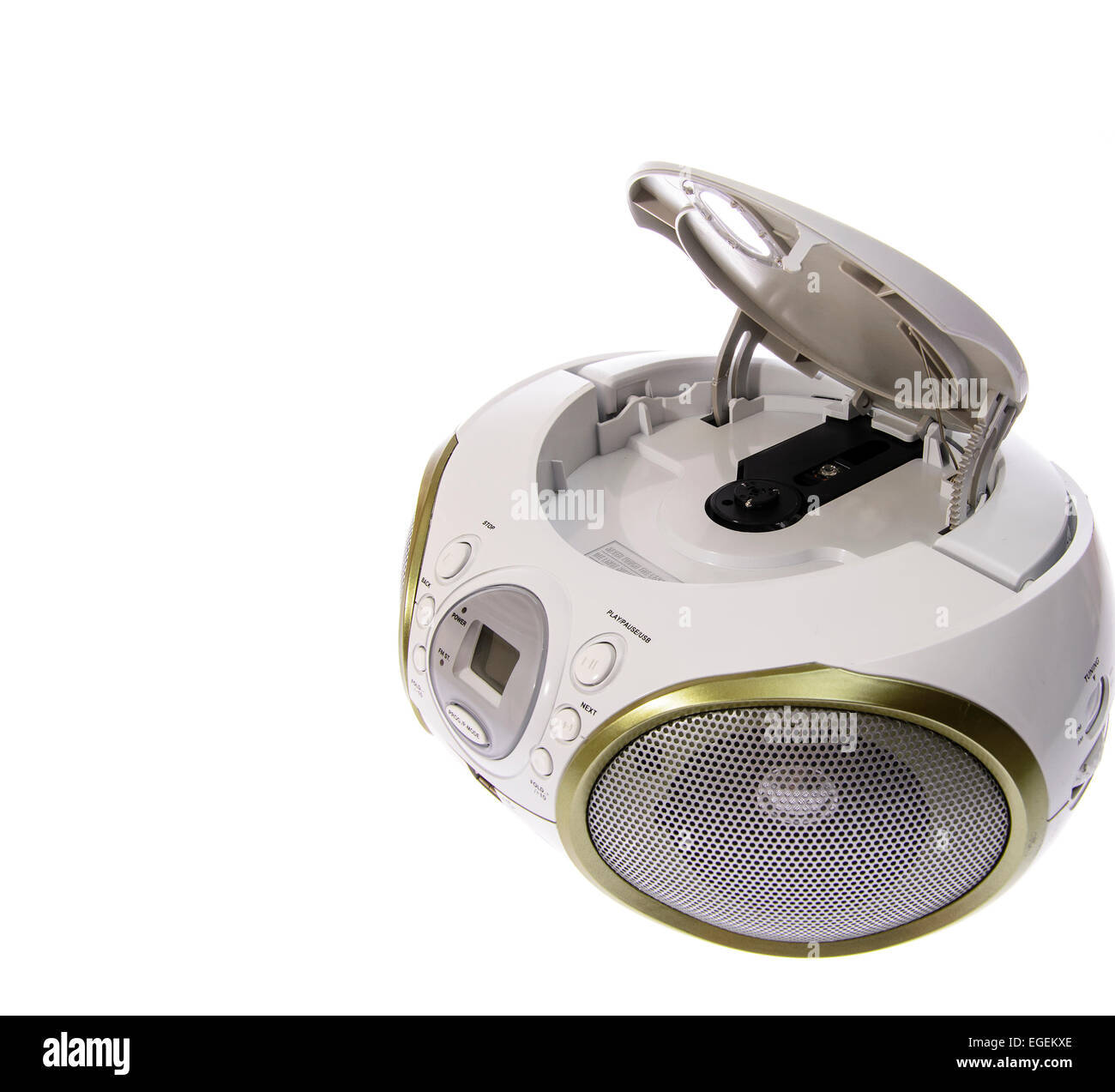 Portable MP3, CD, DVD Audio. Isolated Stock Photo - Alamy