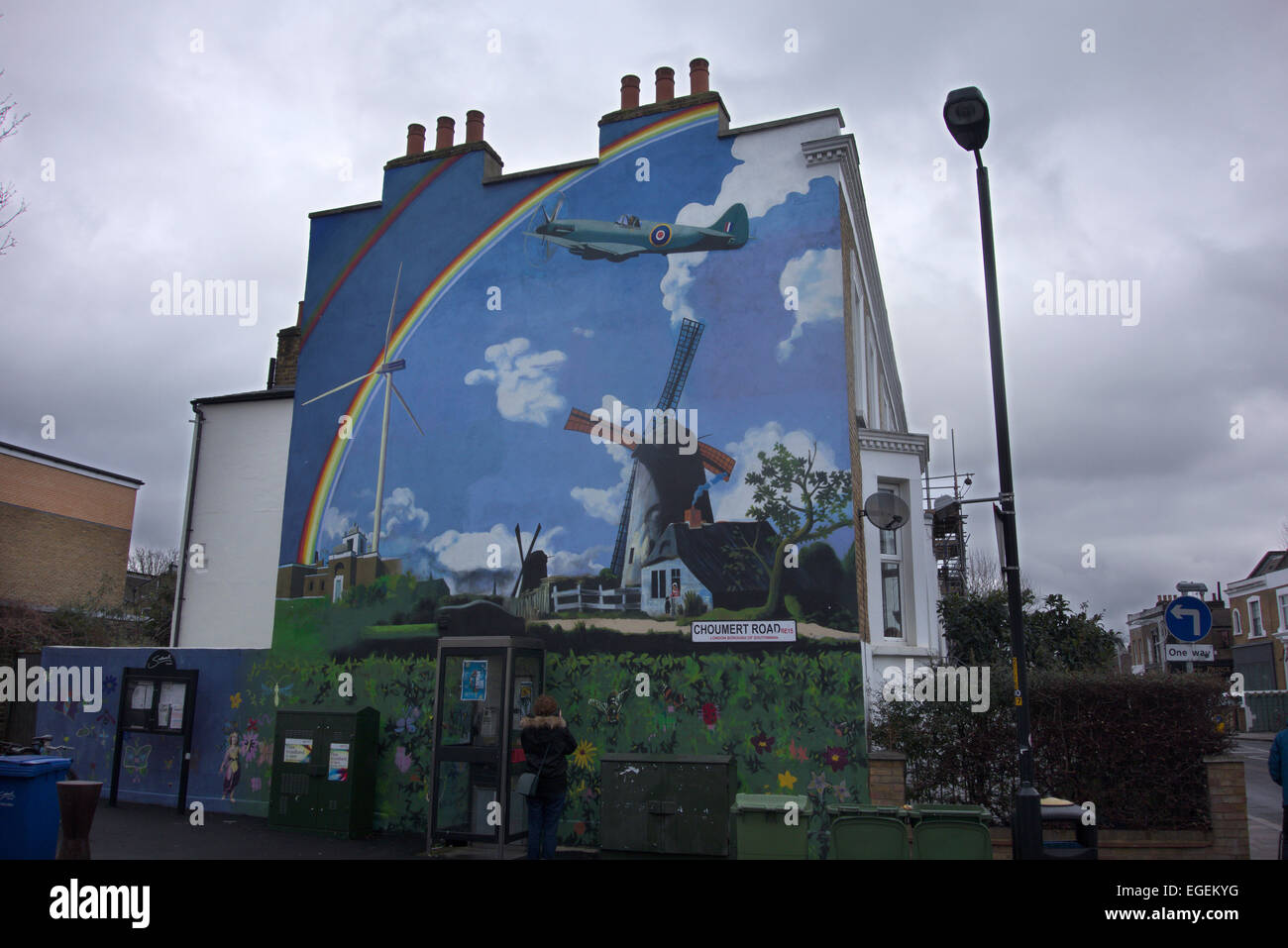 Wall mural Peckham, South London Stock Photo - Alamy