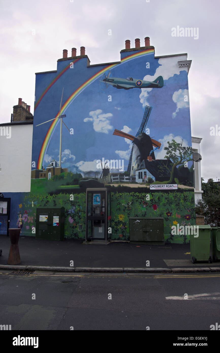 Wall mural Peckham, South London Stock Photo - Alamy