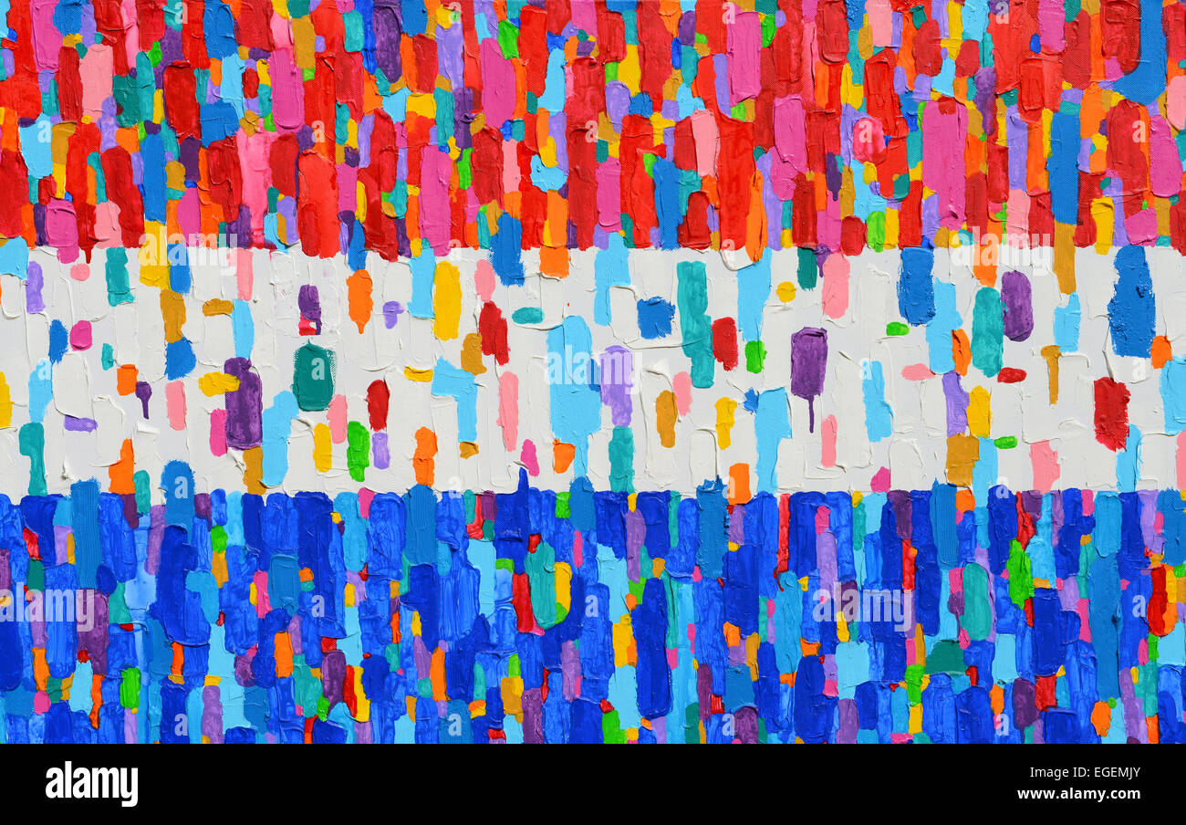 Texture, background and Colorful Image of an original Abstract Painting ...