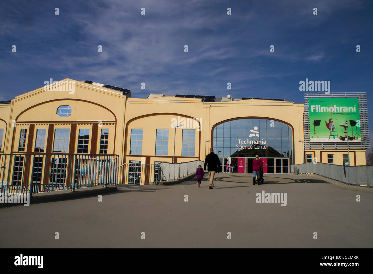 Techmania Science Center, former Skoda Plzen plant Stock Photo - Alamy