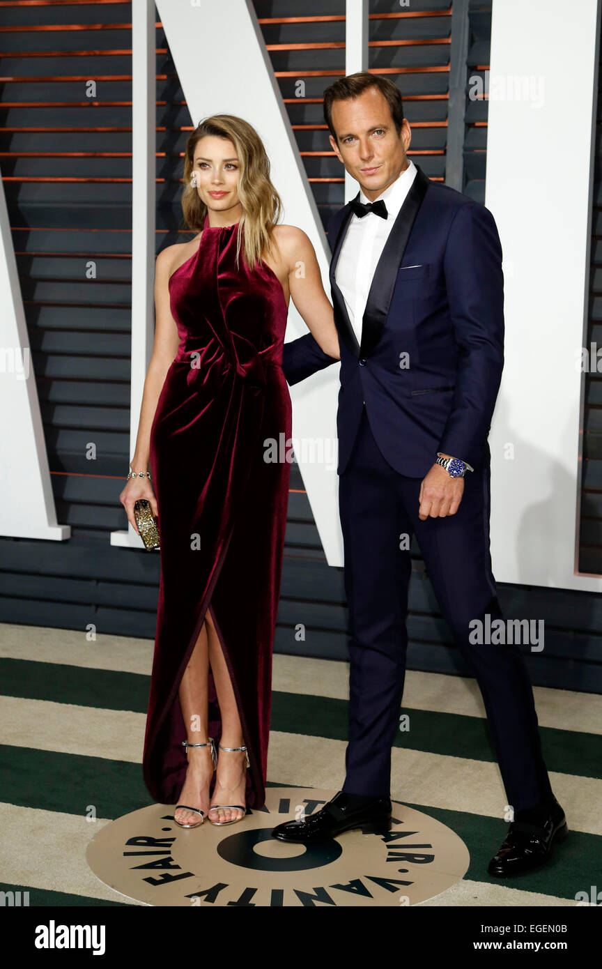 Beverly Hills, California. 22nd Feb, 2015. Arielle Vandenberg and Will ...