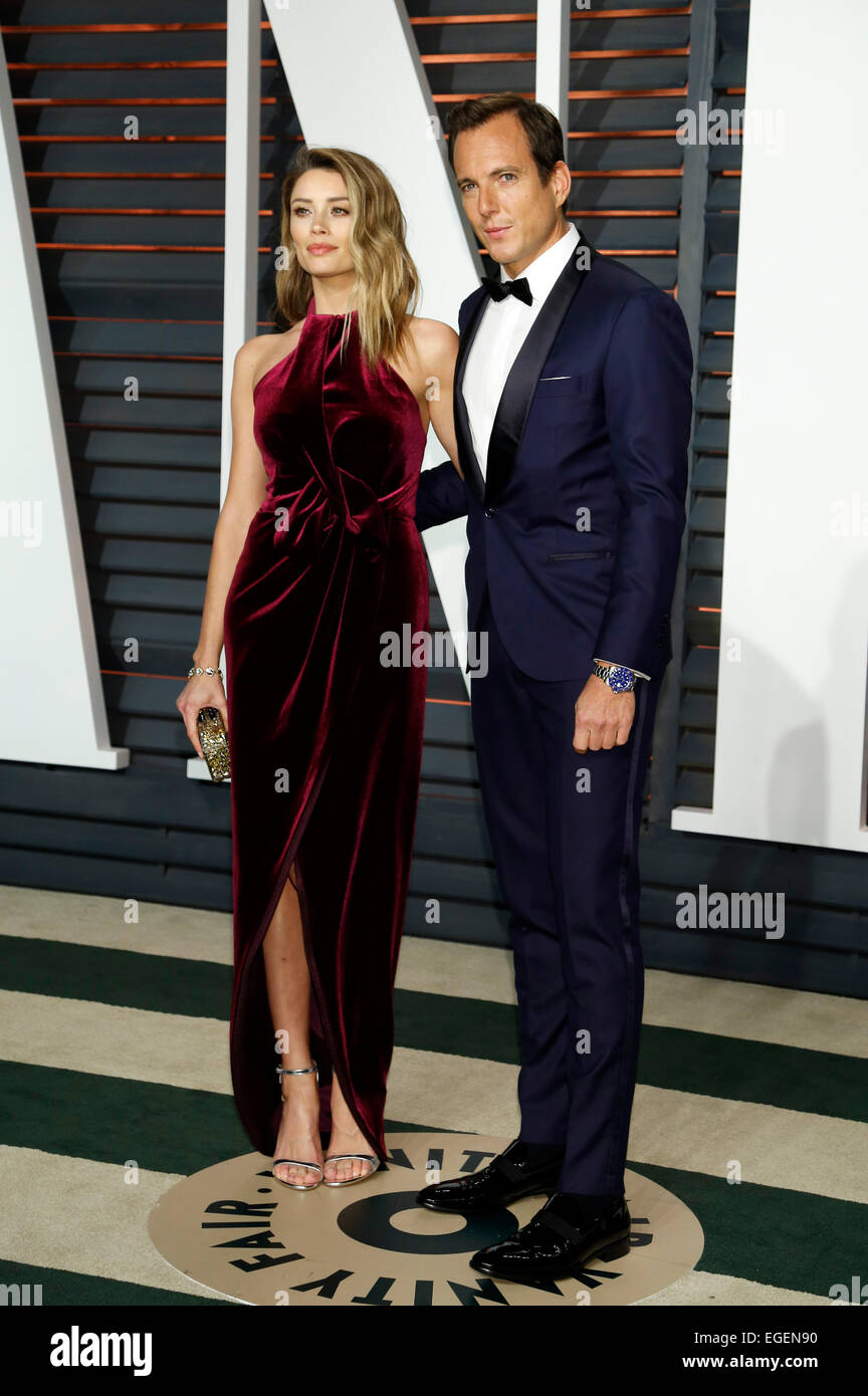 Beverly Hills, California. 22nd Feb, 2015. Arielle Vandenberg and Will ...