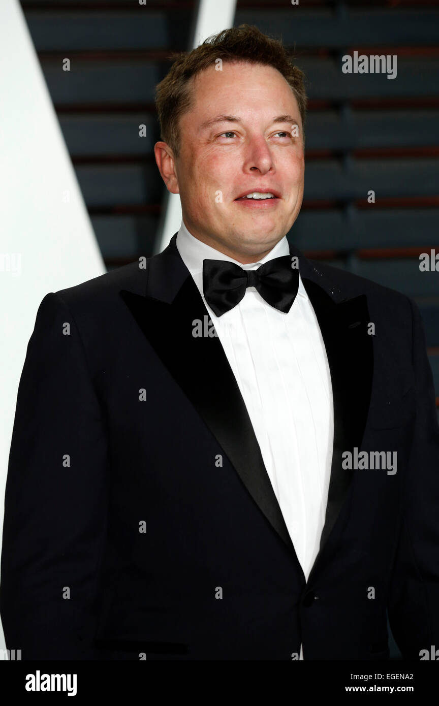 Beverly Hills, California. 22nd Feb, 2015. Elon Musk attending the ...