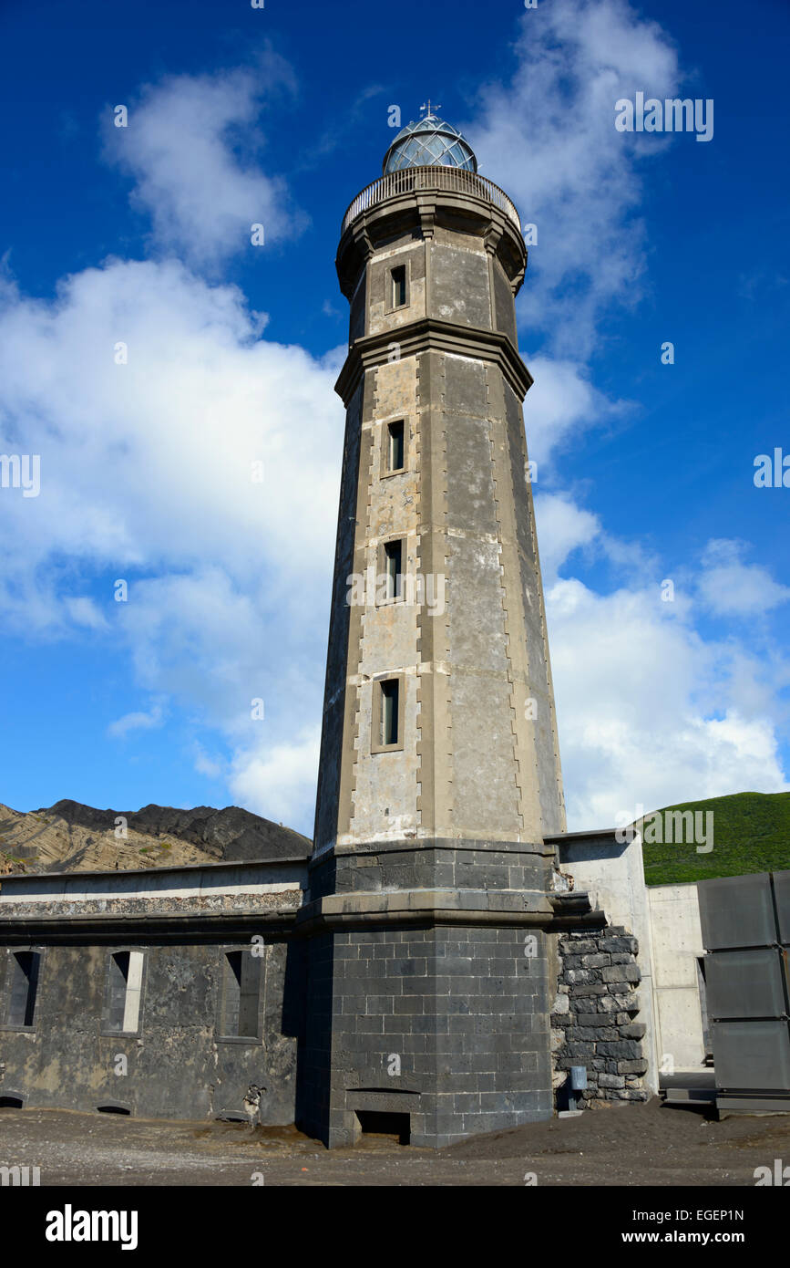 Lighthouse, Ponta dos Capelinhos, Faial, Azores, Portugal Stock Photo ...