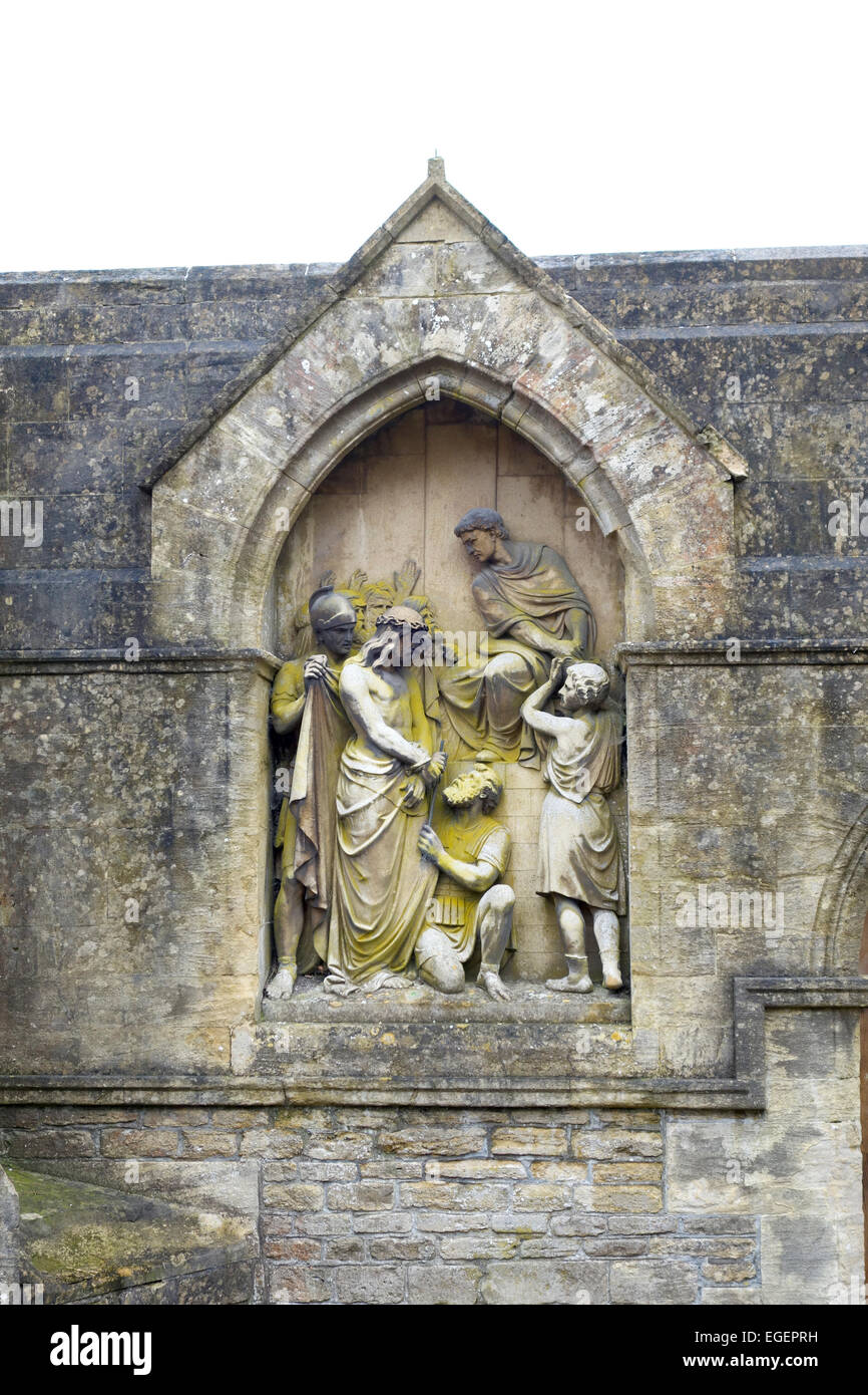 The Via Crucis, Church of St John the Baptist, Frome Stock Photo - Alamy