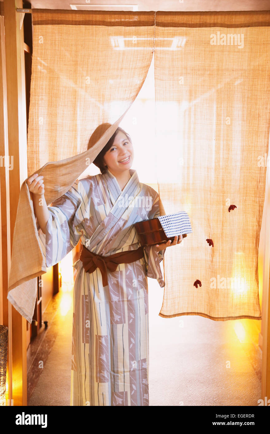 Japanese inn at hot springs High Resolution Stock Photography and ...