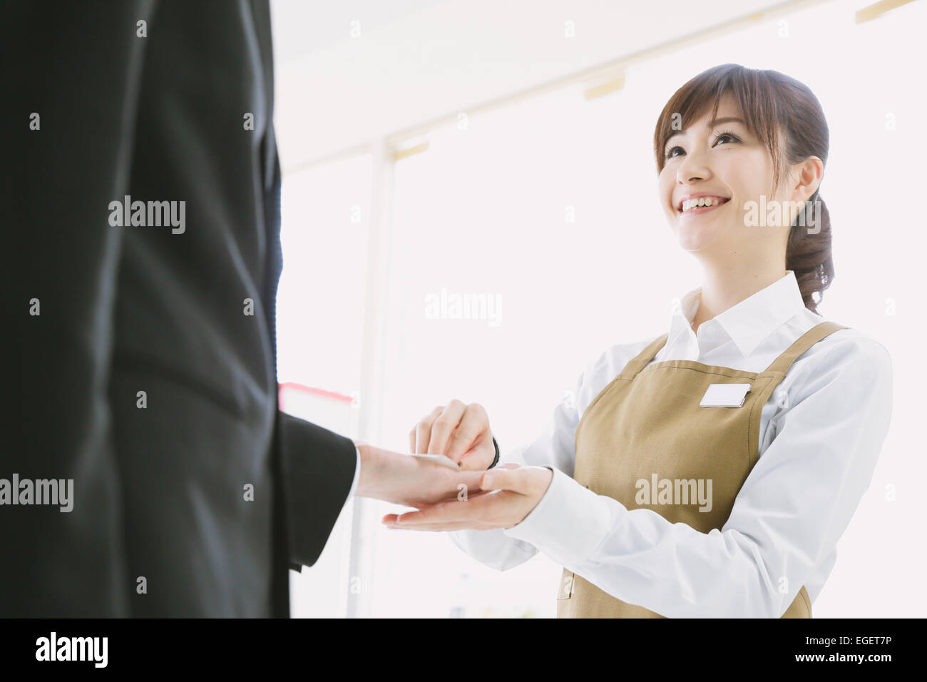 Customer shopping at a convenience store Stock Photo - Alamy