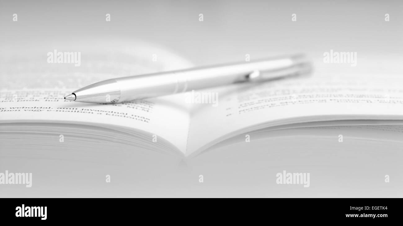 The book is a pen Stock Photo - Alamy