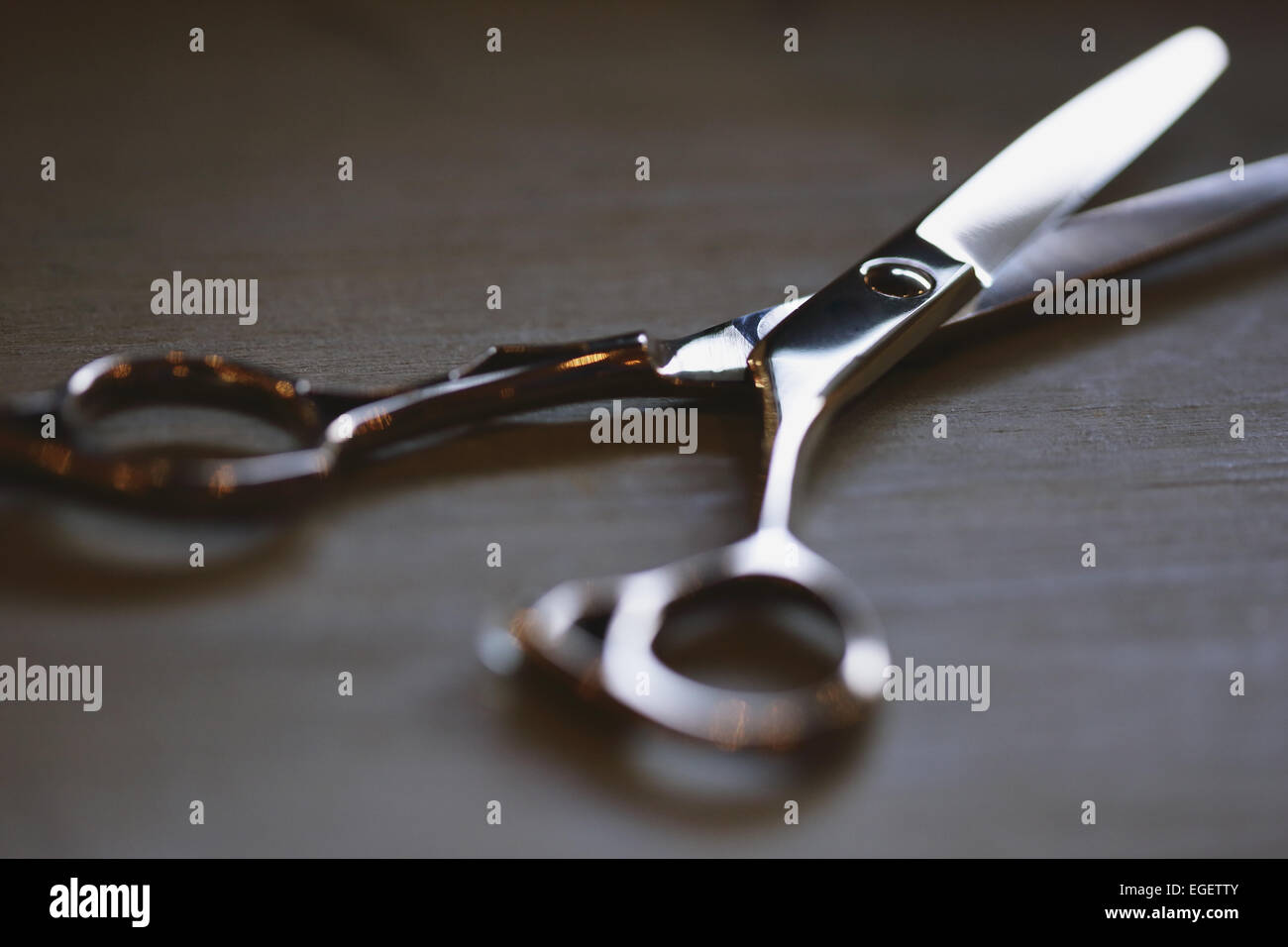 Hair Salon Scissors Stock Photo - Alamy