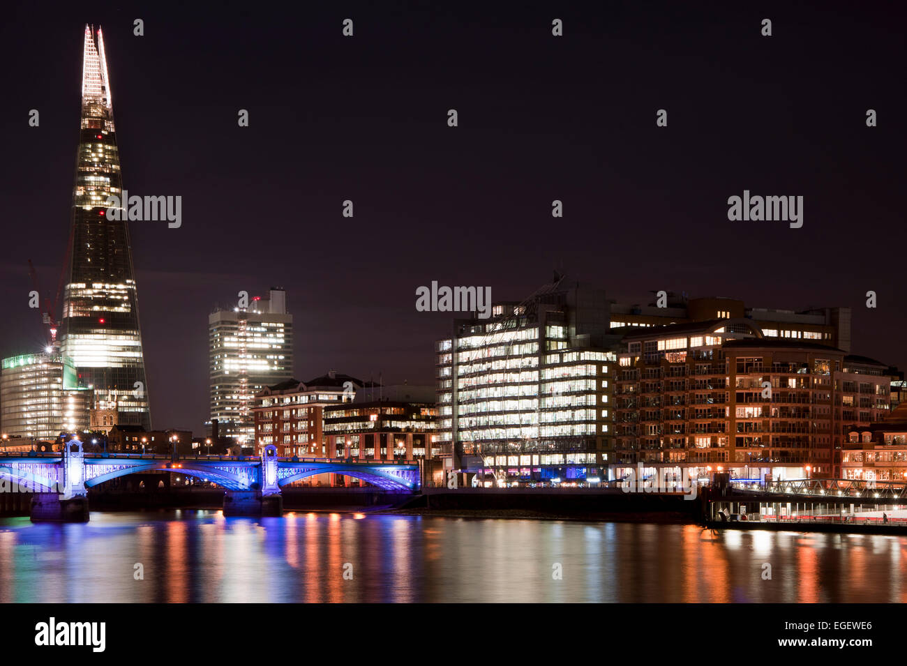 London Night Motion Shard High Resolution Stock Photography and Images ...