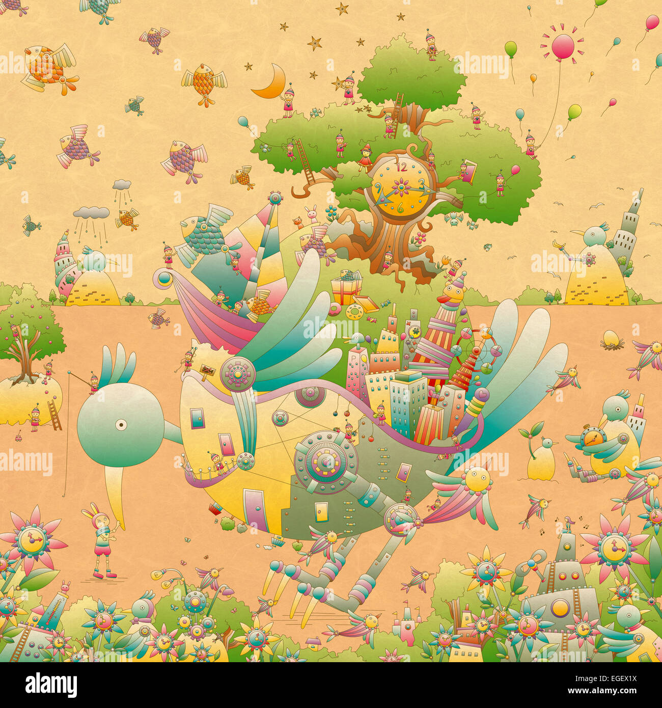 Fantasy machinery hi-res stock photography and images - Alamy