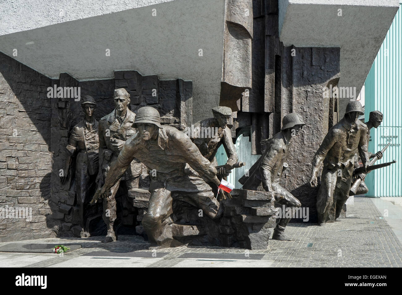 Insurgents Memorial to Polish fighters of Warsaw uprising in Warsaw ...