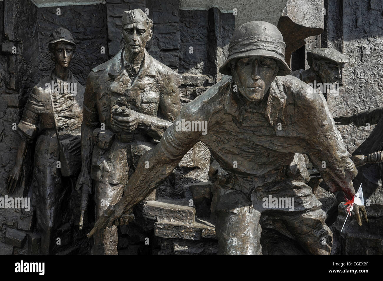 Insurgents Memorial to Polish fighters of Warsaw uprising in Warsaw ...