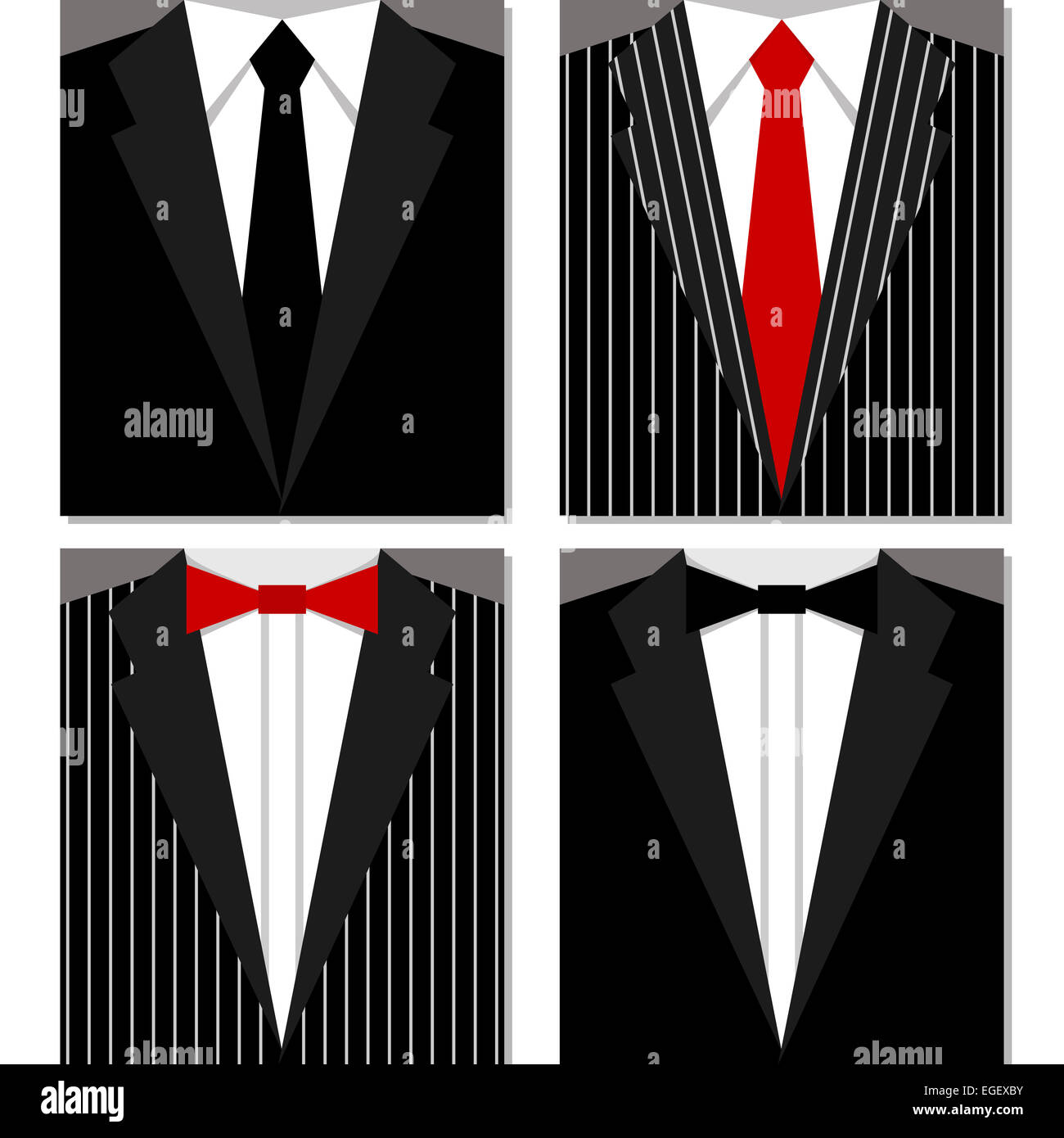 Set of suits Stock Photo - Alamy