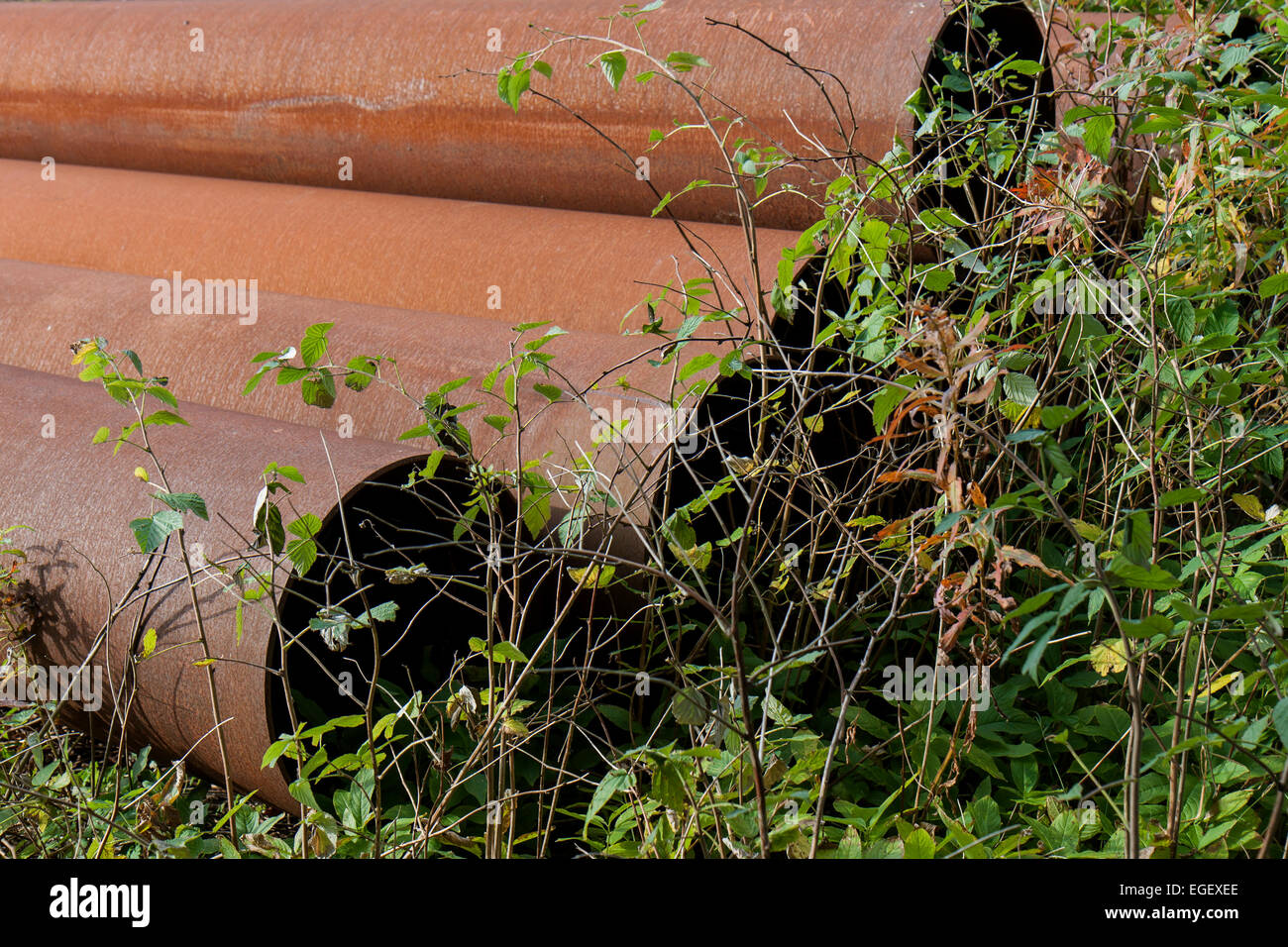 Rusty steel pipes hi-res stock photography and images - Alamy