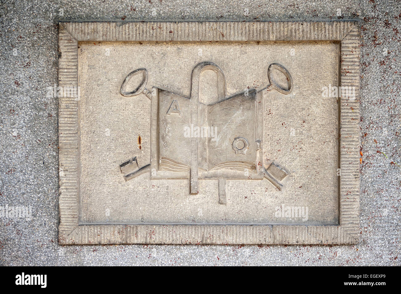 Alpha omega symbol church hi-res stock photography and images - Alamy