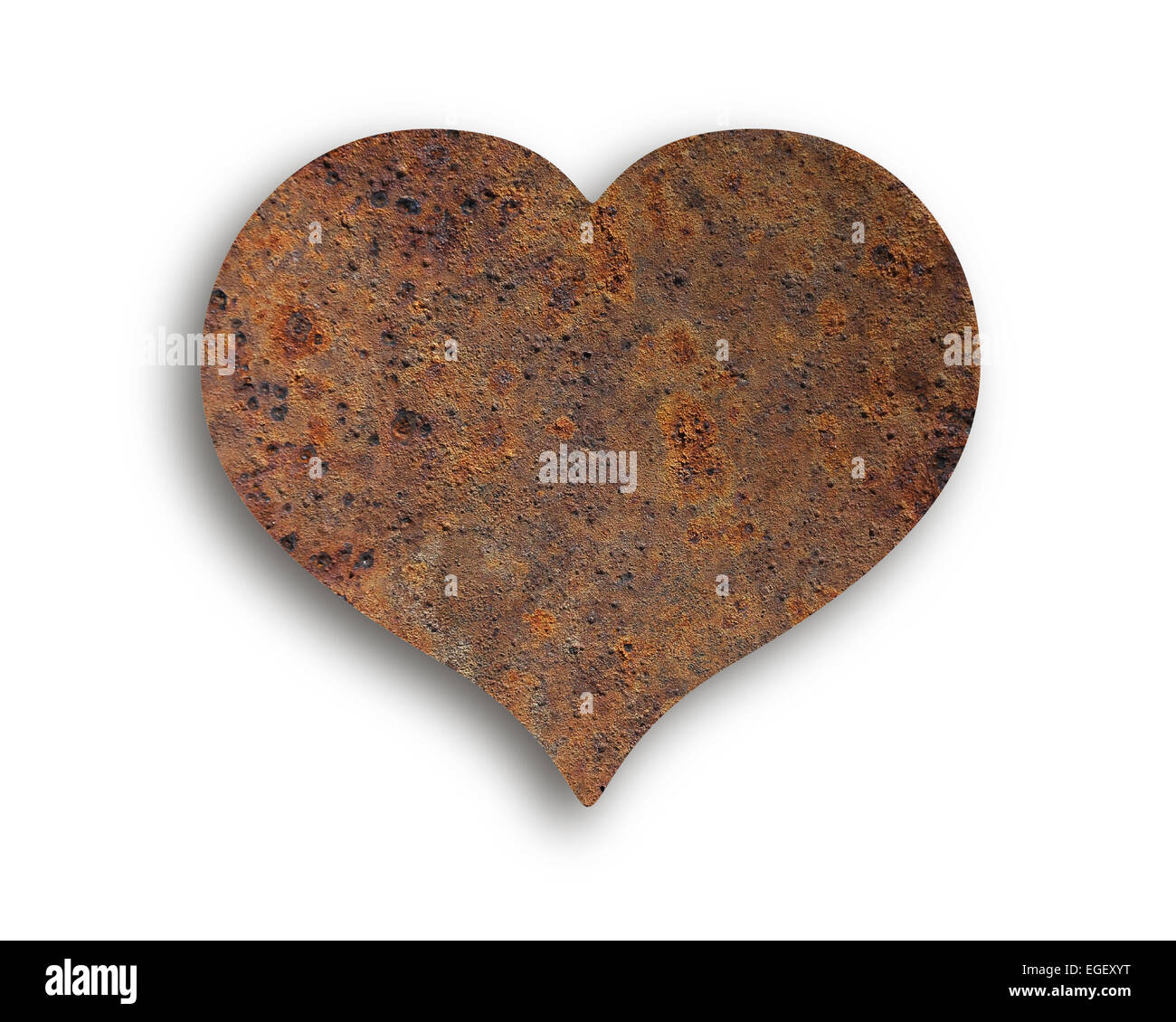 Heart of rust Stock Photo - Alamy