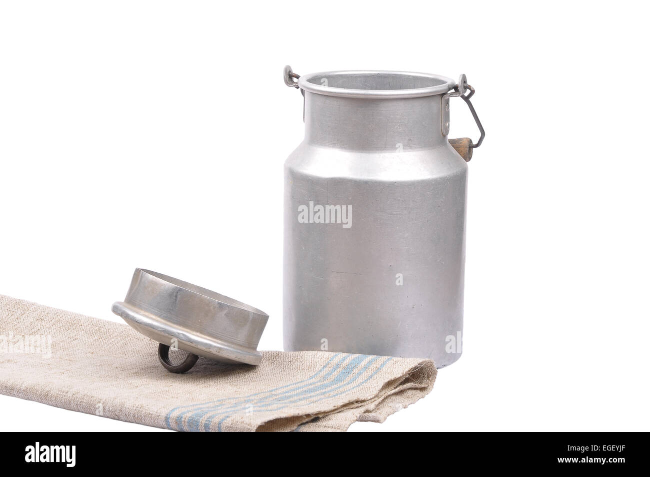 Milk can open Stock Photo - Alamy