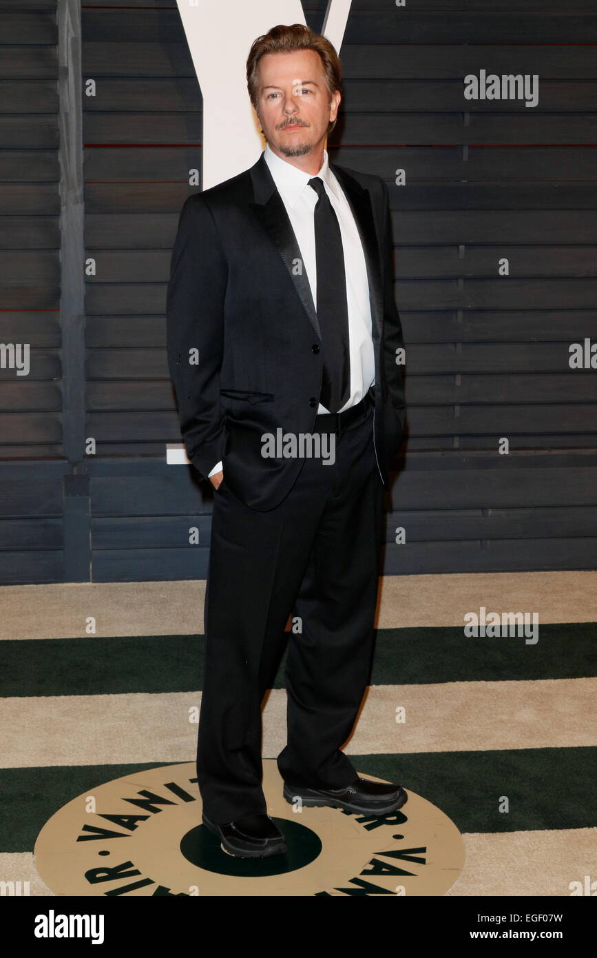 Actor David Spade attends the Vanity Fair Oscar Party at Wallis ...