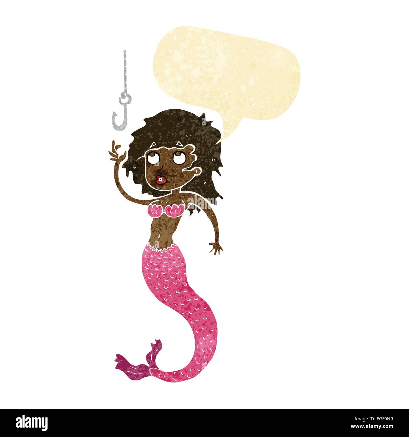 Cartoon mermaid hook hi-res stock photography and images - Alamy