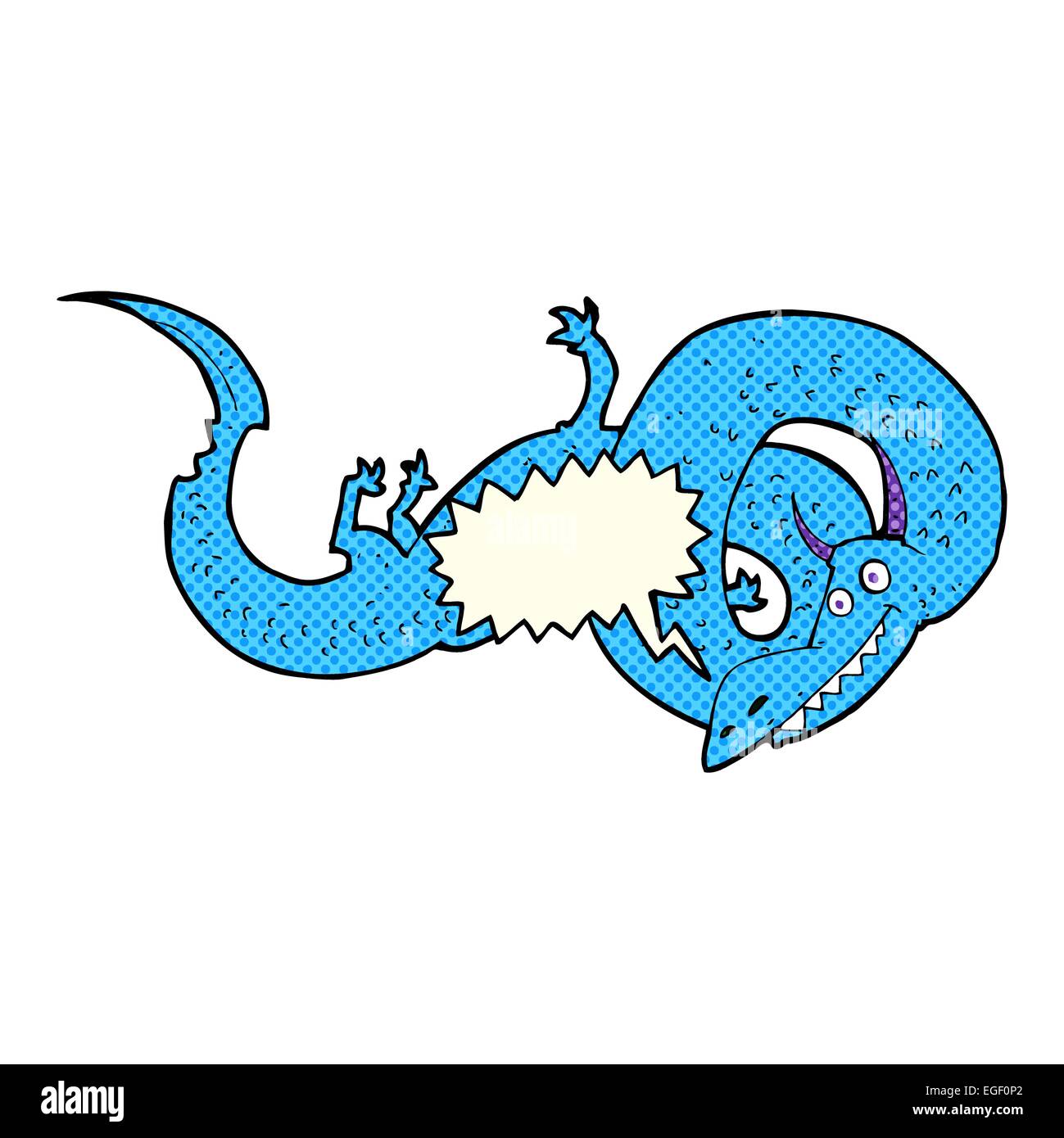 cartoon chinese dragon with speech bubble Stock Vector Image & Art - Alamy