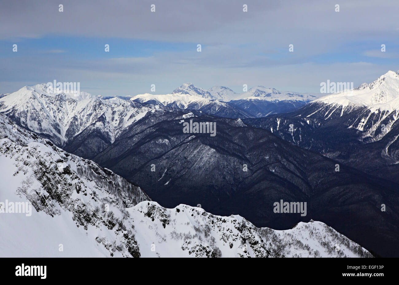 Rosa Khutor Alpine Ski Resort Stock Photo - Alamy