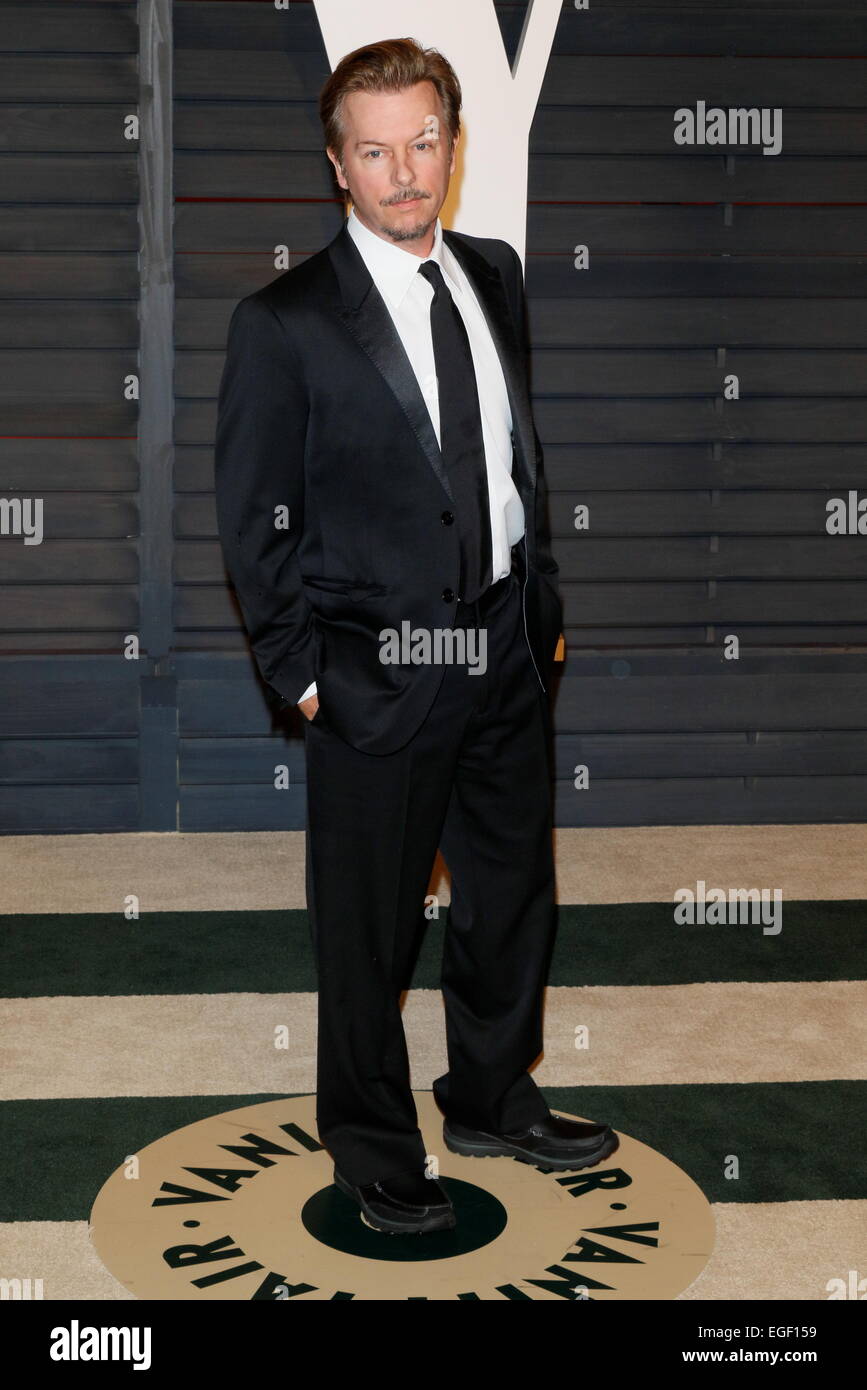 Actor David Spade attends the Vanity Fair Oscar Party at Wallis ...