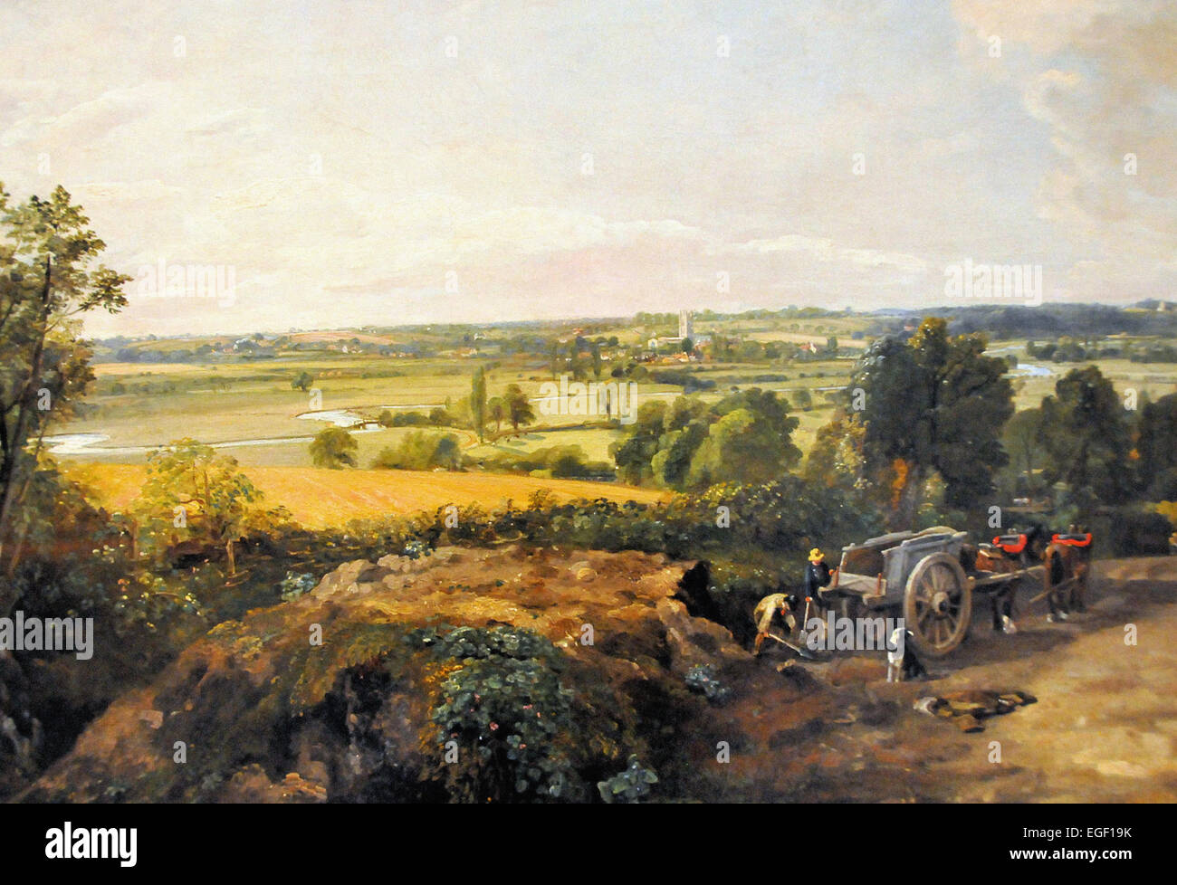 John Constable Stour Valley and Dedham Church Stock Photo - Alamy