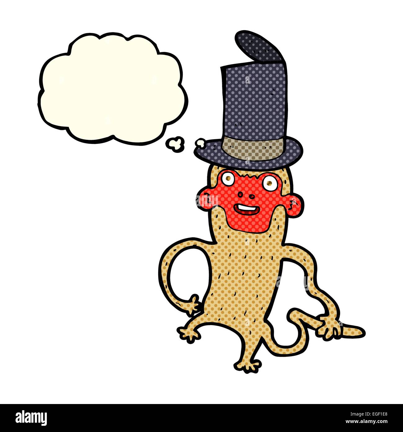 Cartoon monkey wearing hat Cut Out Stock Images & Pictures - Alamy