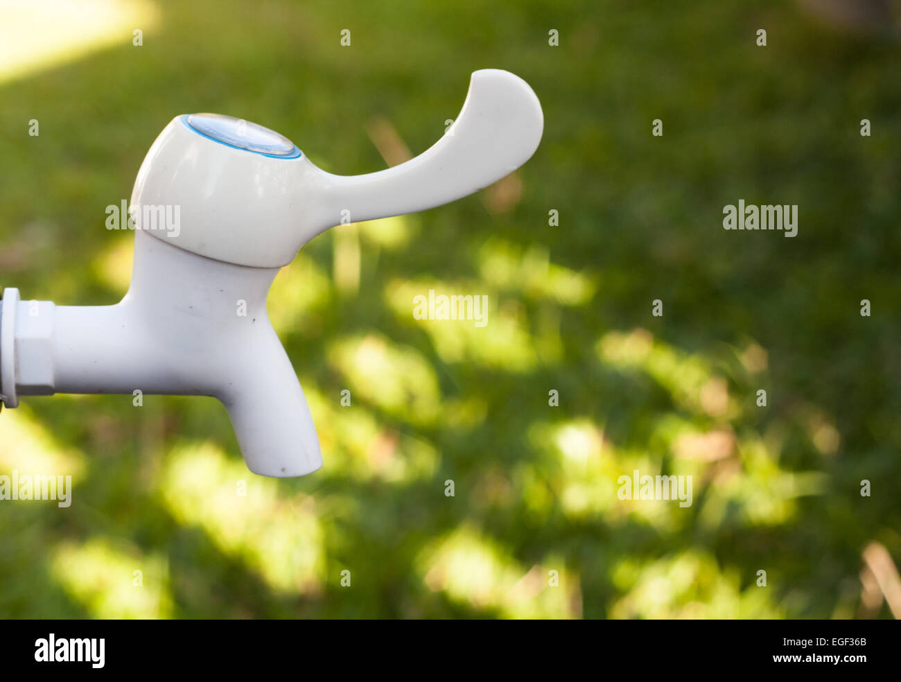 White water tap outdoor Stock Photo - Alamy