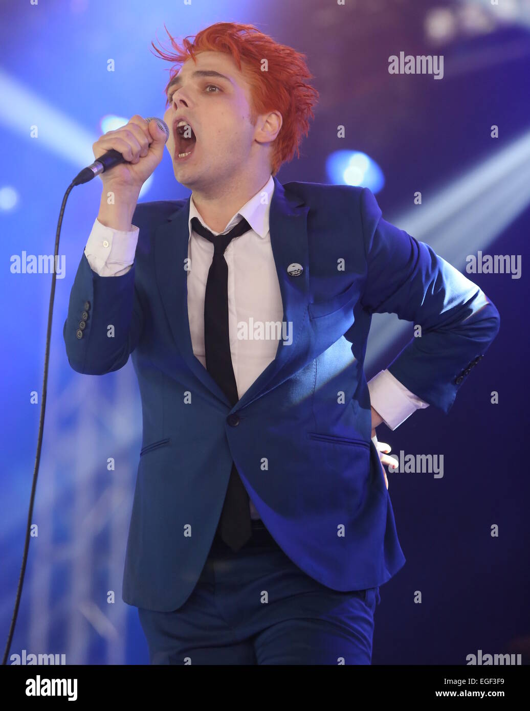 Reading Festival 2014 - Day 1 - Performances Featuring: Gerard Way ...