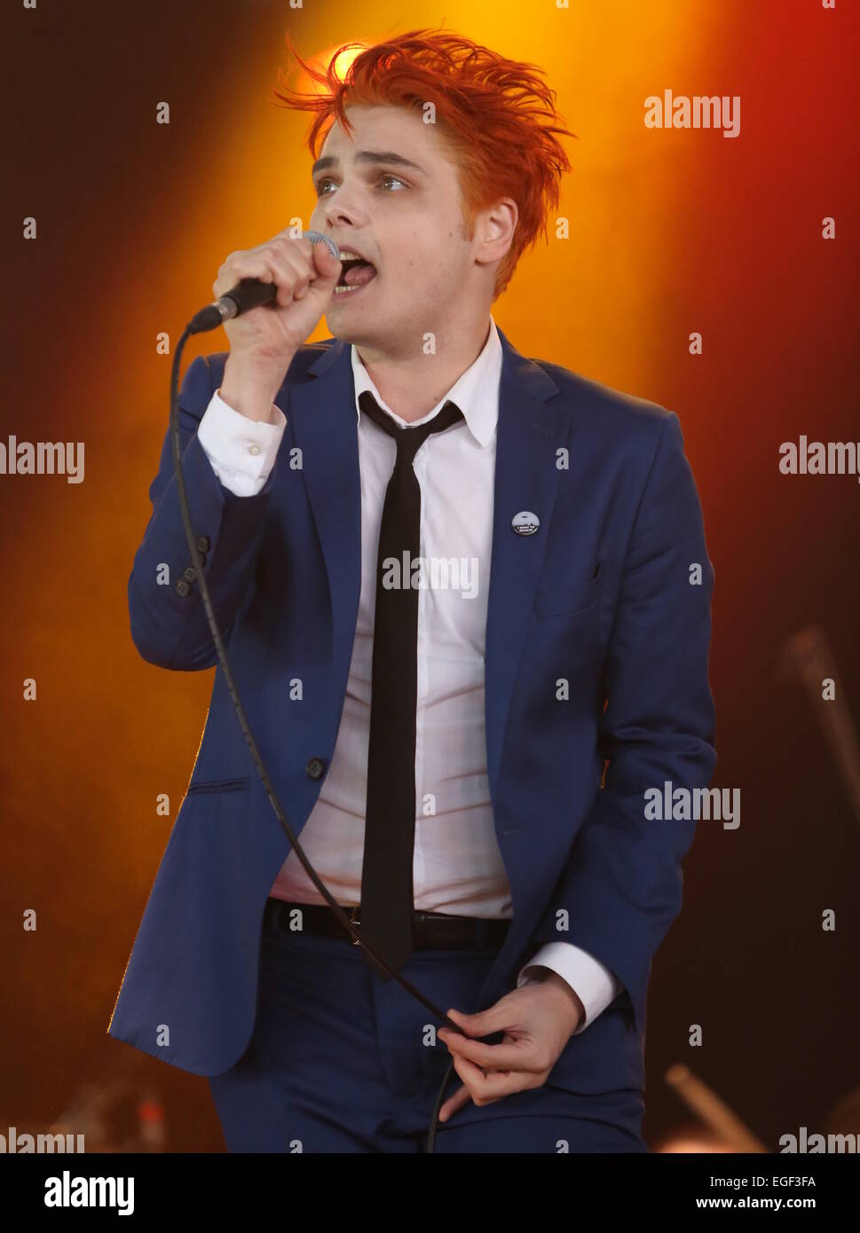 Reading Festival 2014 - Day 1 - Performances Featuring: Gerard Way ...