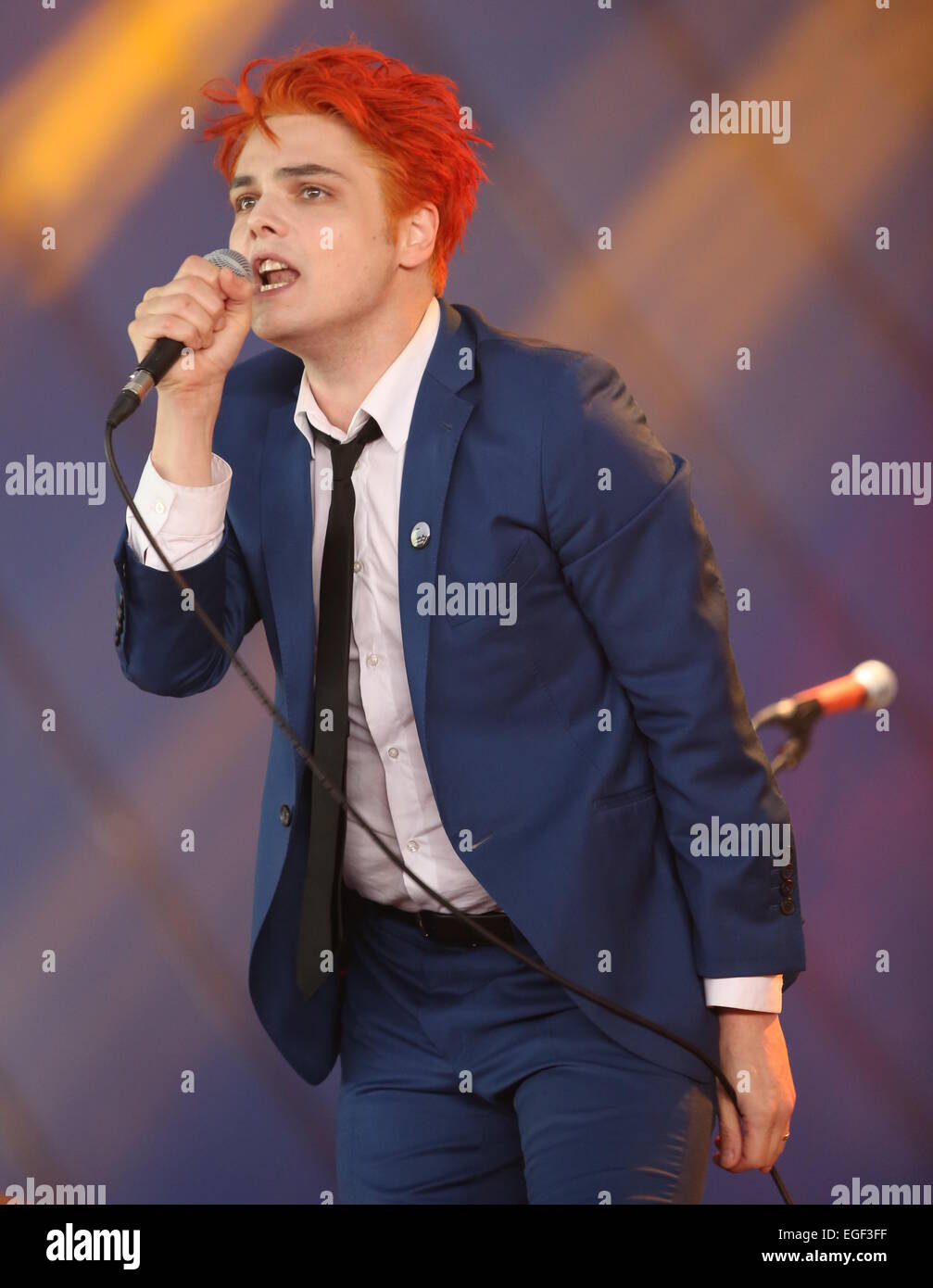 Reading Festival 2014 - Day 1 - Performances Featuring: Gerard Way ...