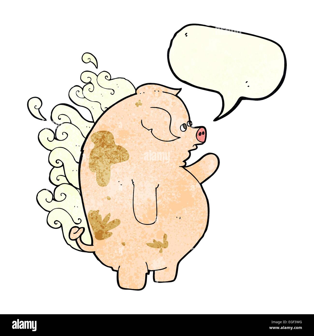 Cartoon fat smelly pig hi-res stock photography and images - Alamy