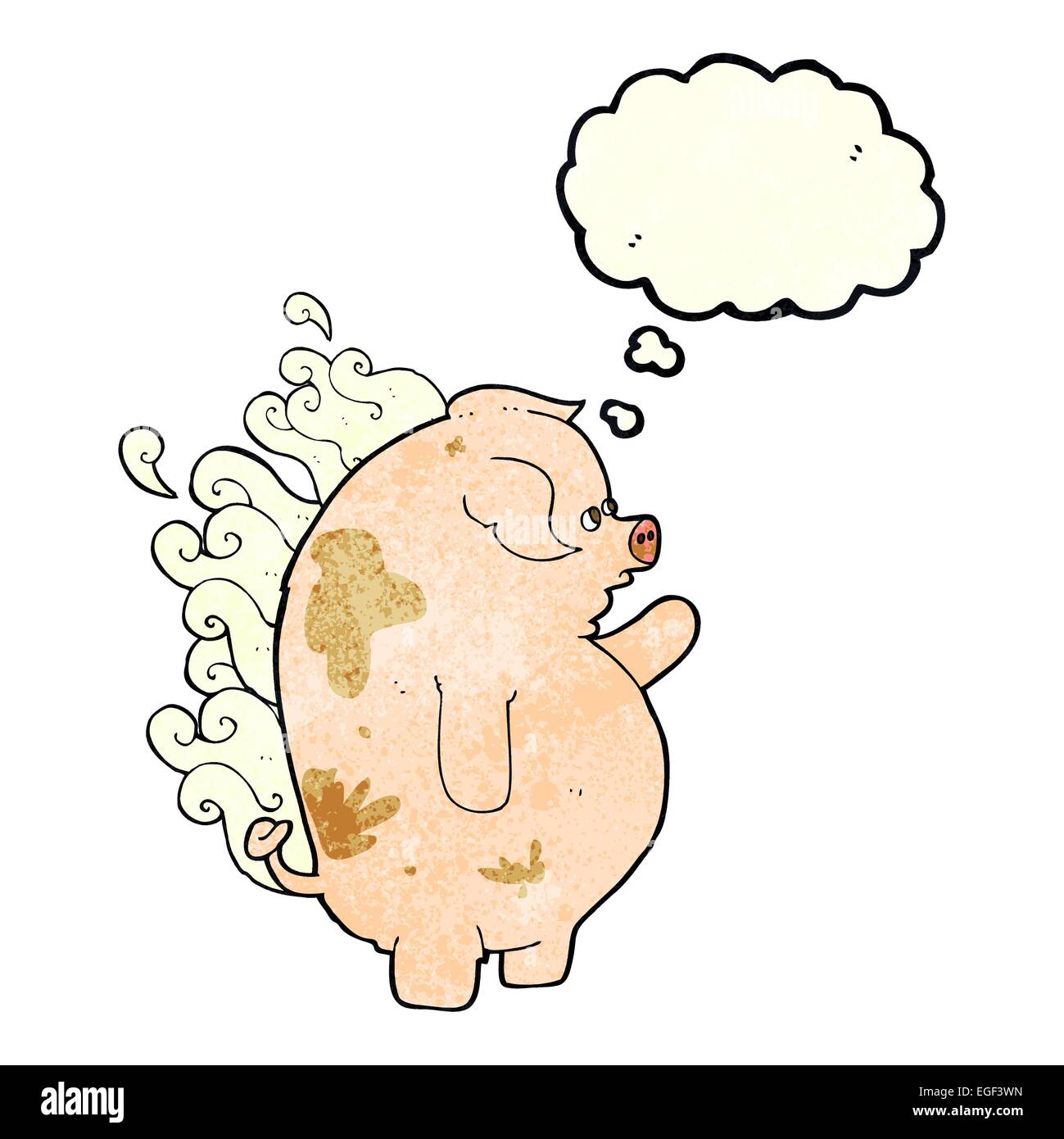 Cartoon fat smelly pig hi-res stock photography and images - Alamy