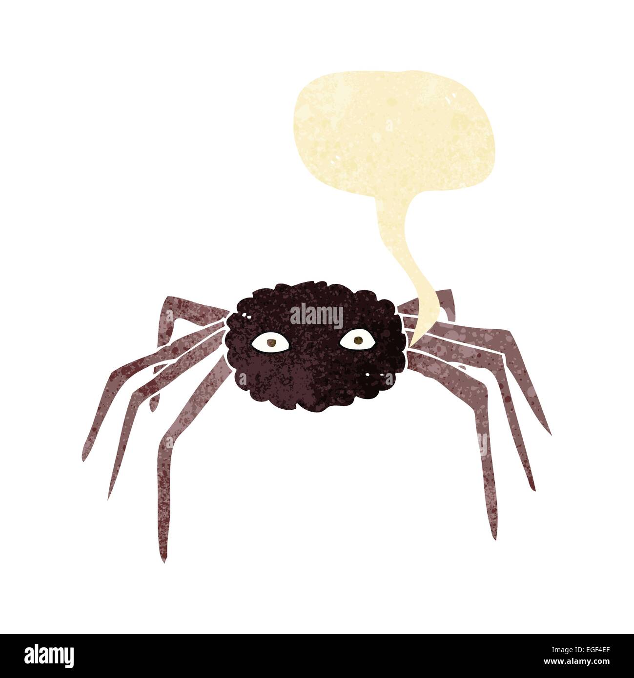 cartoon spider with speech bubble Stock Vector Image & Art - Alamy