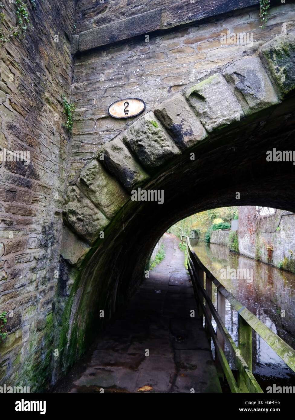 Stone bridge over a canal Stock Photo - Alamy