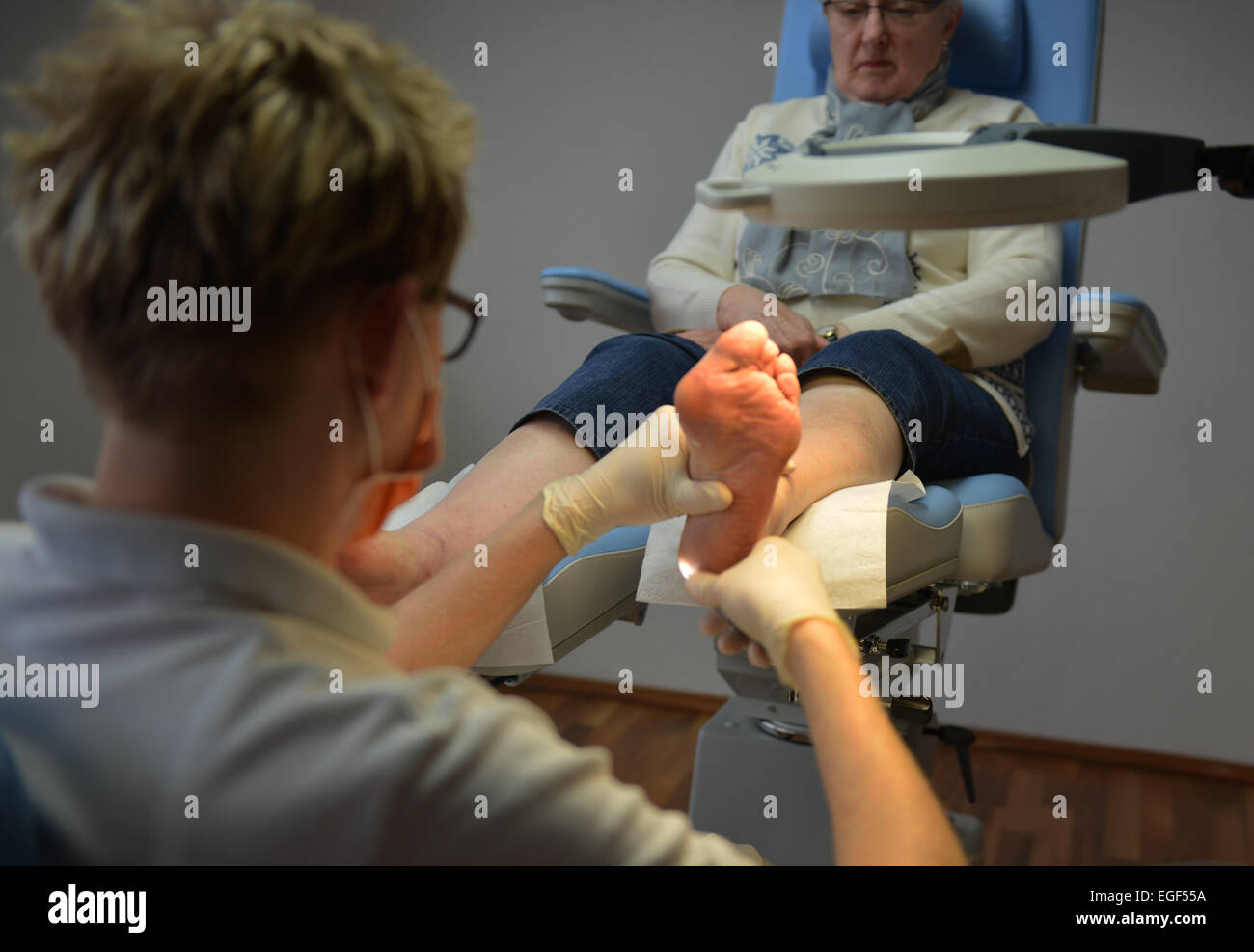 The podiatrist in his practice is an important assistant to the ...