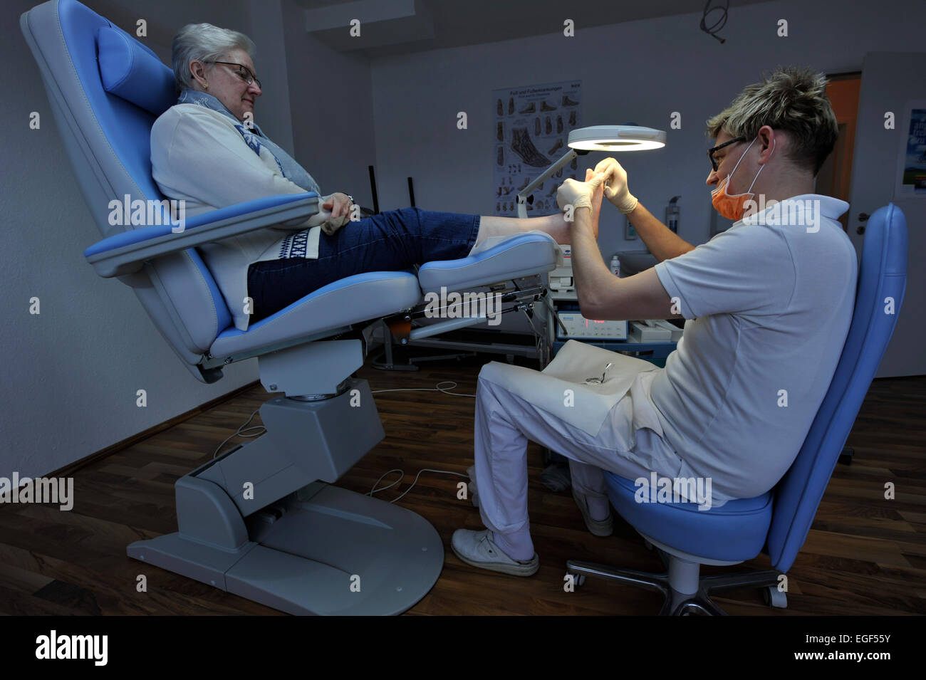 The podiatrist in his practice is an important assistant to the ...