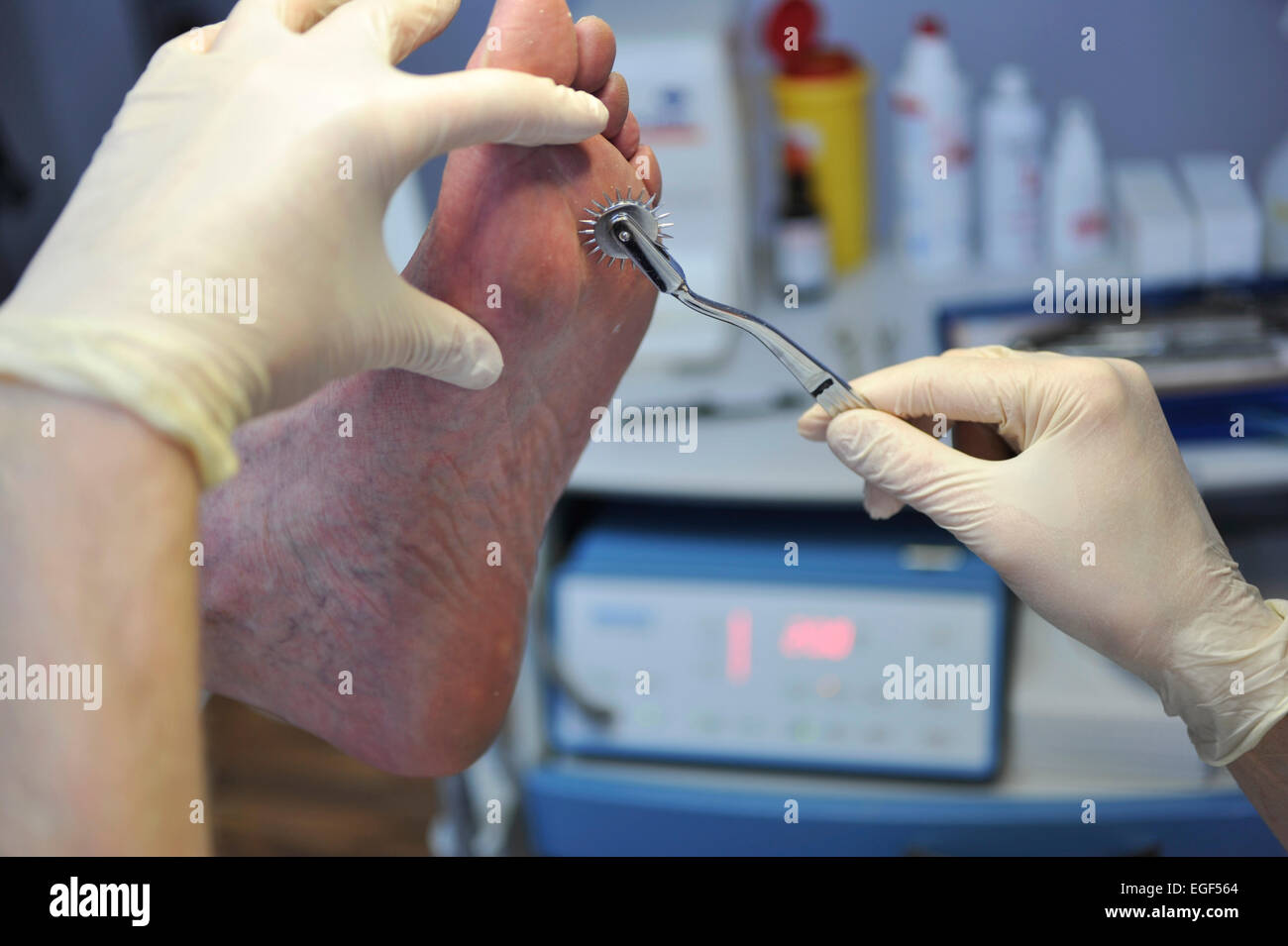 The podiatrist in his practice is an important assistant to the ...