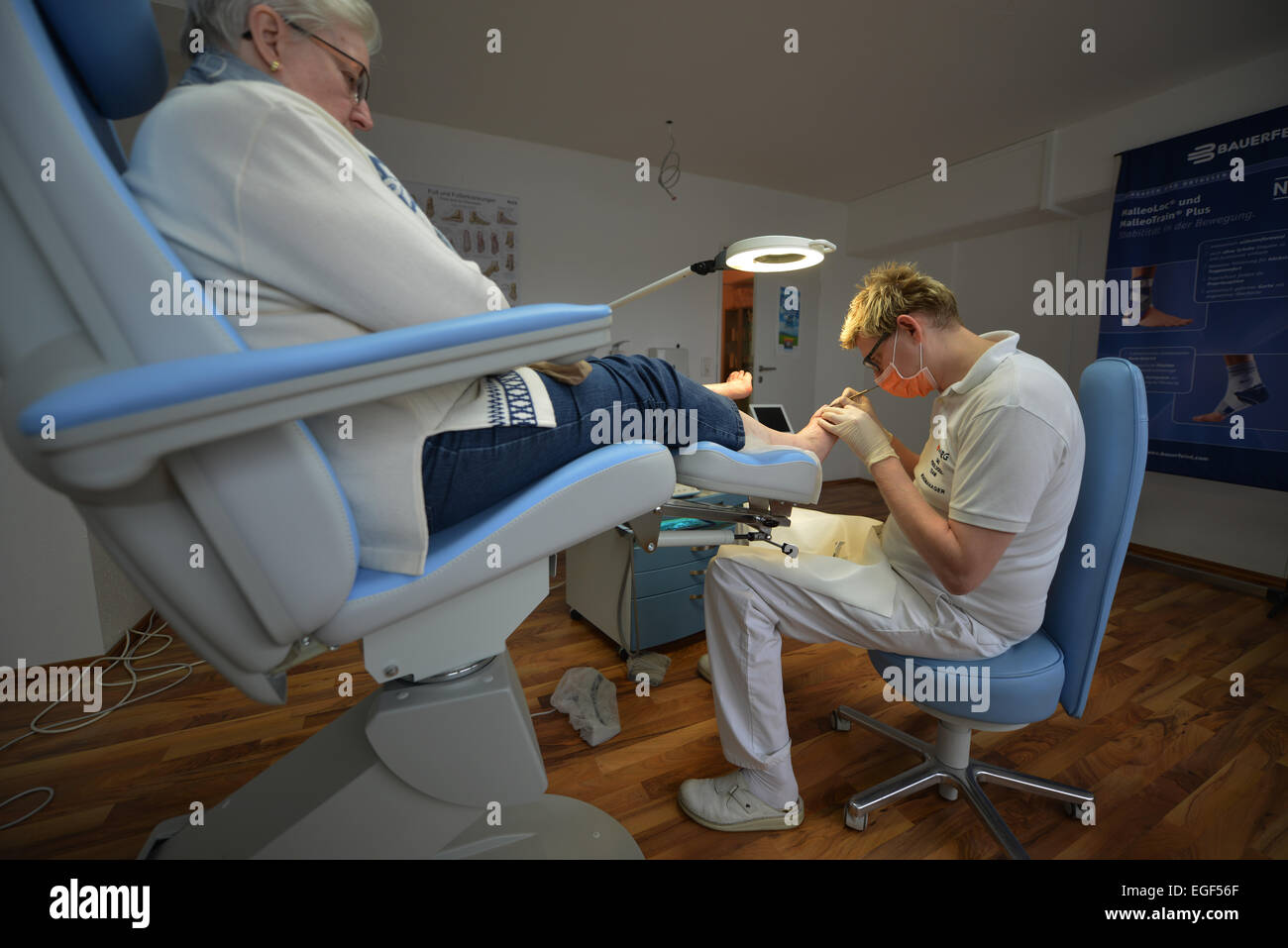 The podiatrist in his practice is an important assistant to the ...