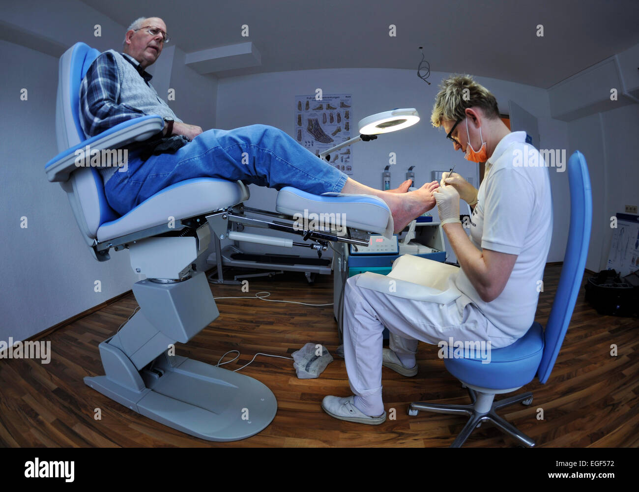 The podiatrist in his practice is an important assistant to the ...