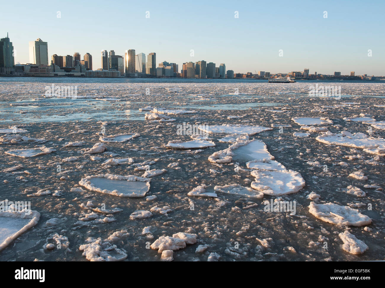 Ice Flow Hudson River Winter Ice On Hudson River Hi Res Stock