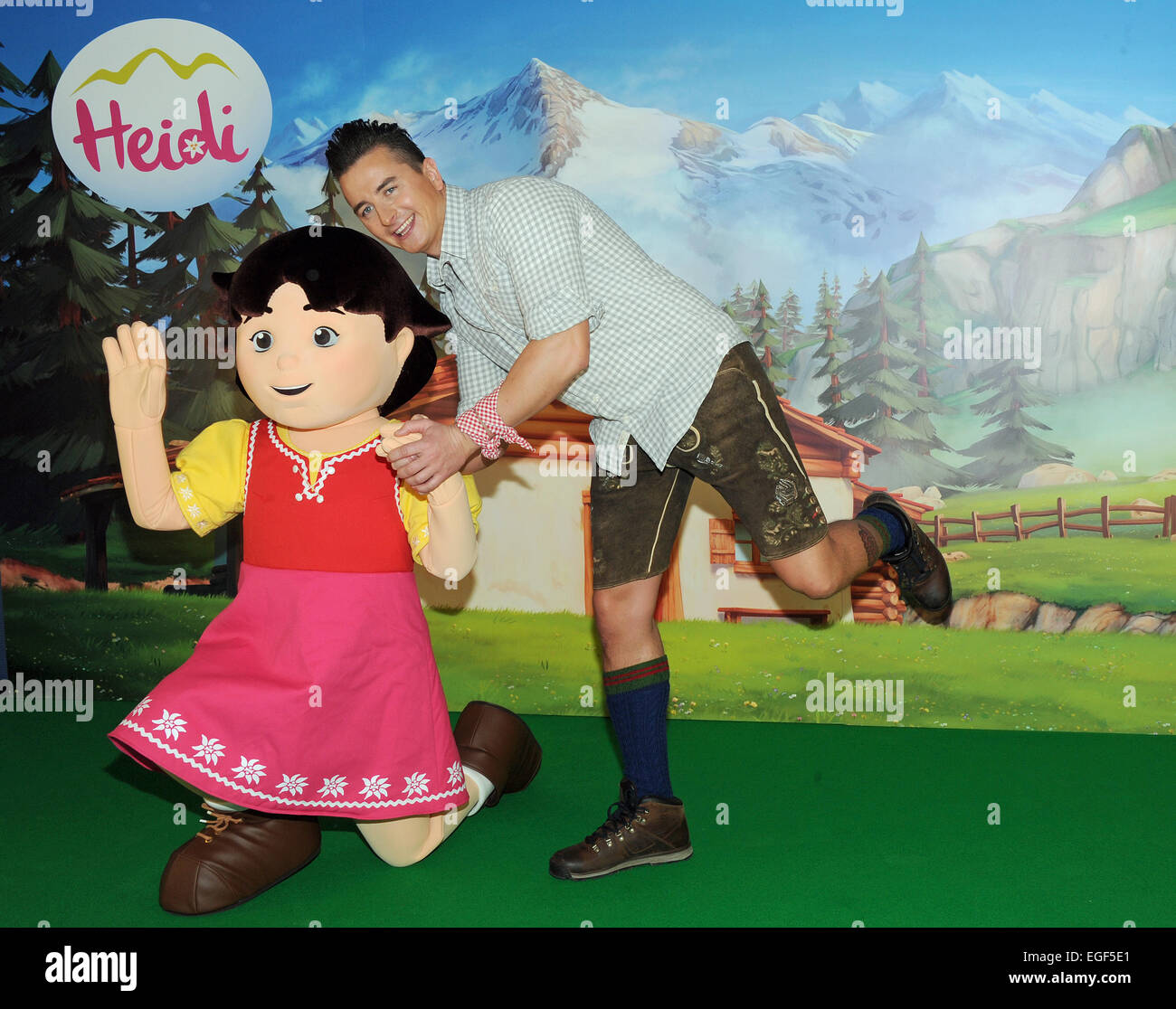 Austrian singer Andreas Gabalier records a new version of the 'Heidi ...