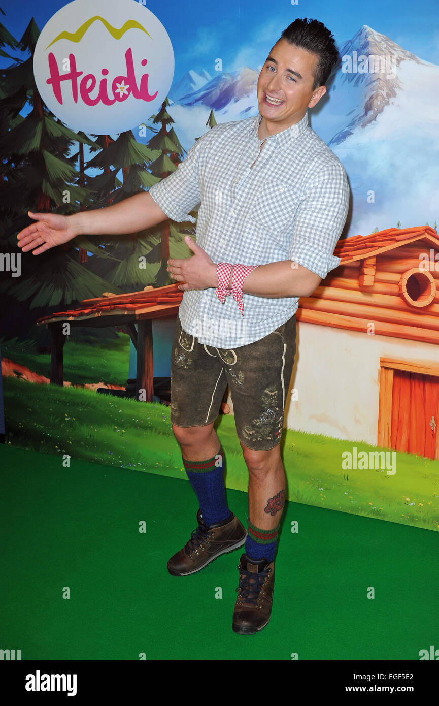 Austrian singer Andreas Gabalier records a new version of the 'Heidi ...